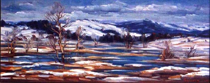 Ivan Sýkora - obrazy :: Chata Abrahám