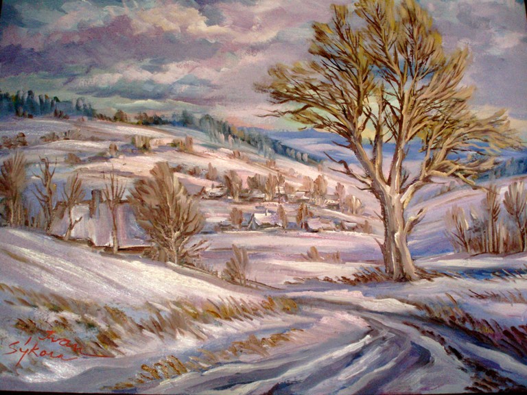 Ivan Sýkora - obrazy :: Chata Abrahám